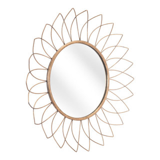 Jayne Mirror Gold - Contemporary - Wall Mirrors - by StudioLX | Houzz
