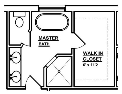 water closet layout