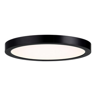 LED Flush Mount, Black - Modern - Flush-mount Ceiling Lighting - by ...