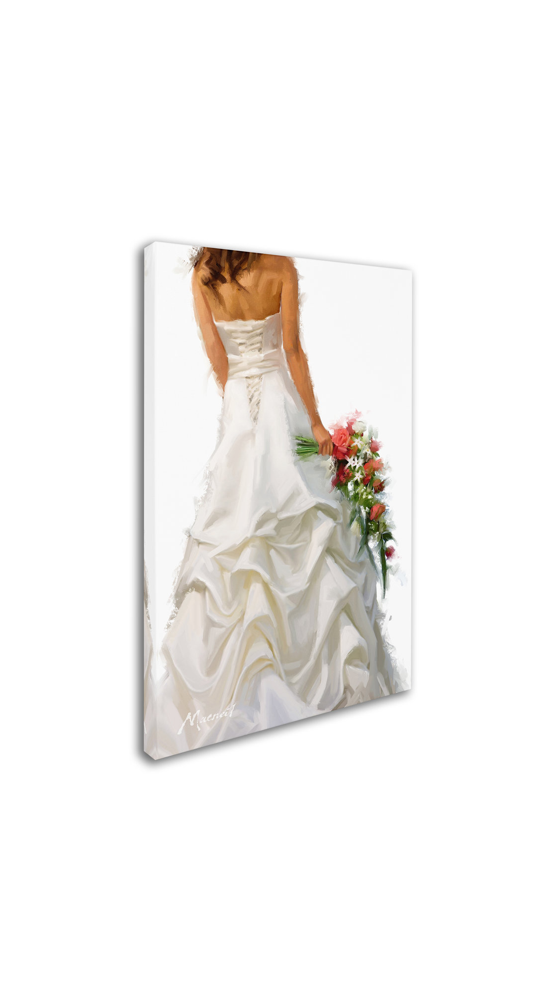 The Macneil Studio 'Bridal Dress' Canvas Art, 30"x 47" - Contemporary ...