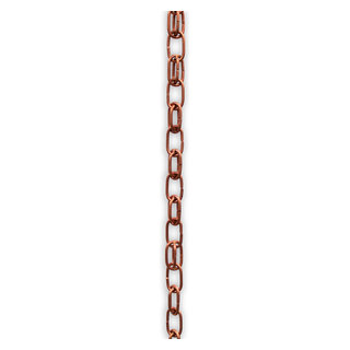 Extra Link Copper Rain Chain With Installation Kit, 9 Foot - Beach ...