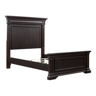 Stamford Brown Queen Panel Bed - Transitional - Panel Beds - by ...