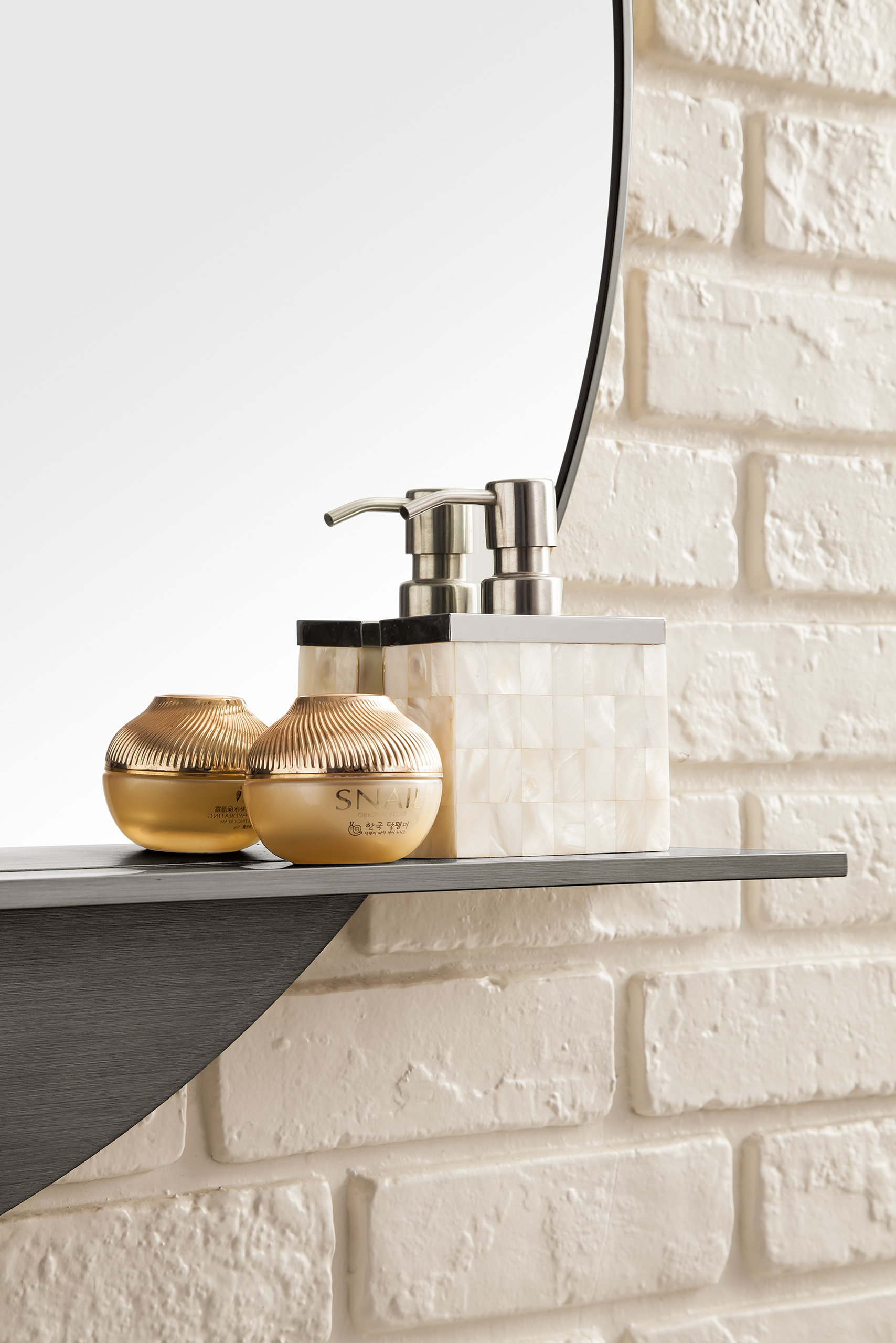 Platform 36" Mirror With Shelf - Transitional - Bathroom Mirrors - by ...
