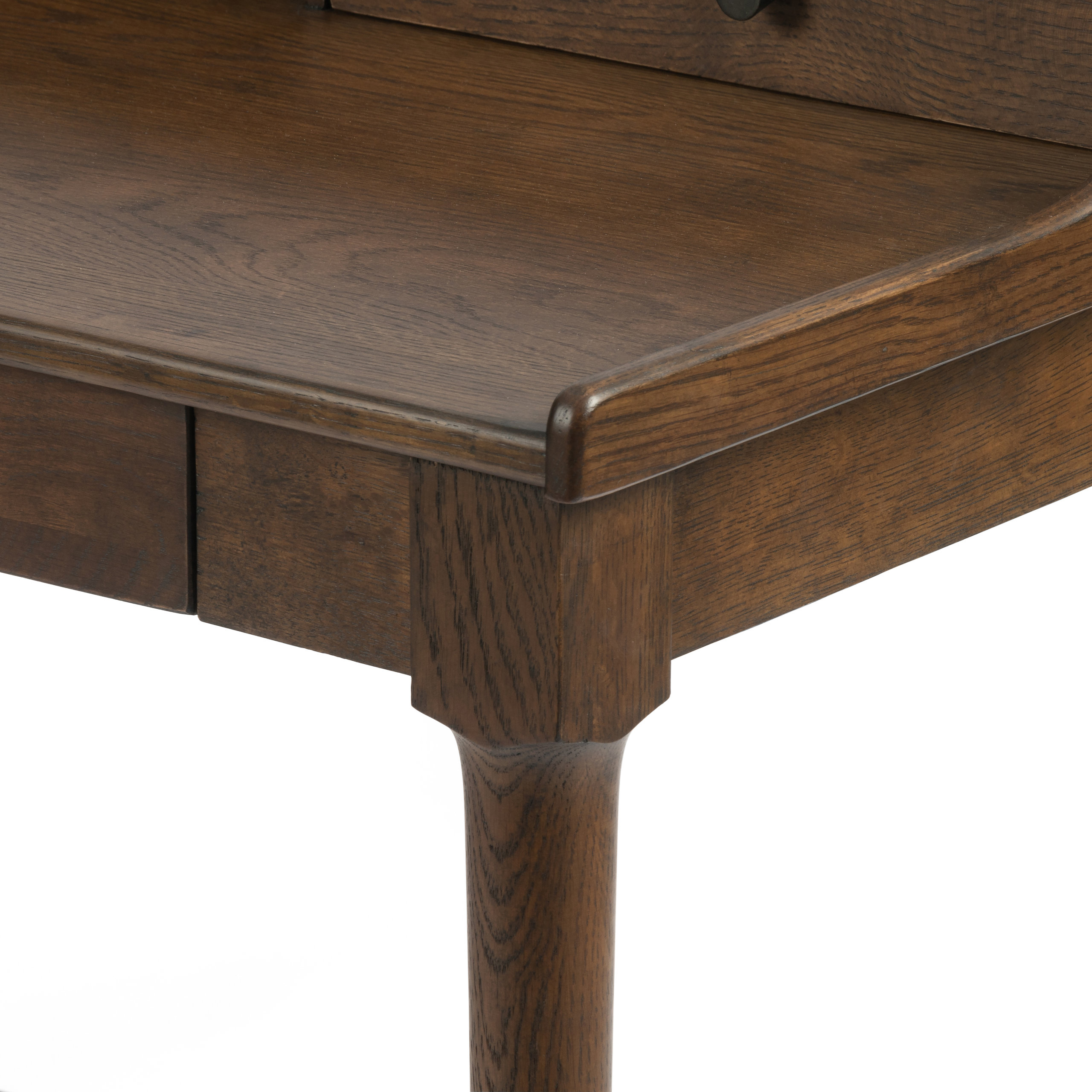 Moreau Writing Desk-Dark Toasted Oak - Midcentury - Desks And Hutches ...