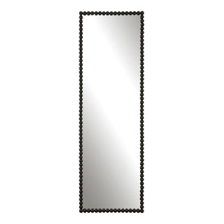 Serna Black Tall Mirror - Transitional - Wall Mirrors - by Ownax | Houzz