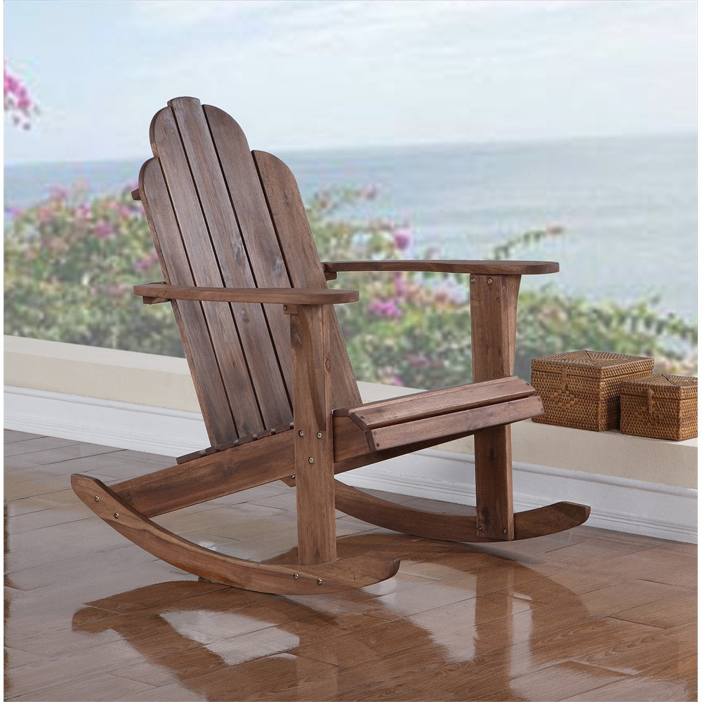 Teak Adirondack Rocker - Contemporary - Adirondack Chairs - by Bison ...