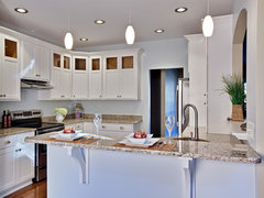 Bar Height or Counter Height peninsula