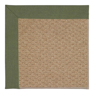 Capel Zoe-Raffia Plant Green 1992_274 Machine Tufted Rugs, 2' 6"x12 ...