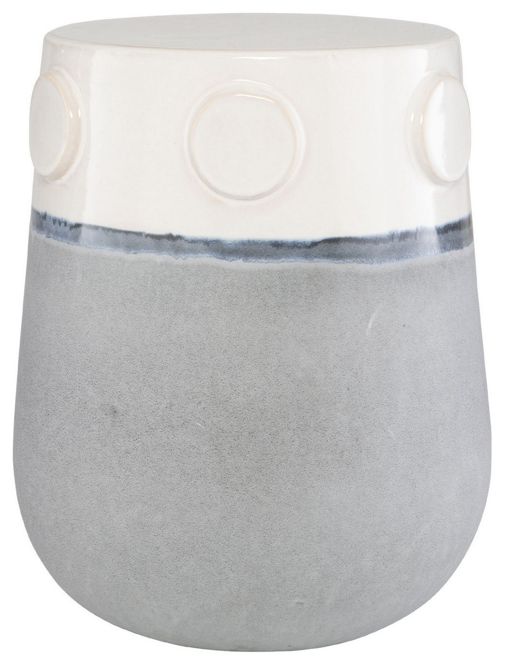 Uttermost 50004, Garden Stool, Mulvane, Off-white - Modern - Bar Stools ...