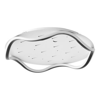 Modern Wavy line LED Ceiling Light With Moons and Stars Design - Modern ...