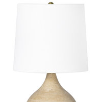 Noa Travertine Mini Lamp, Natural - Transitional - Table Lamps - by ...