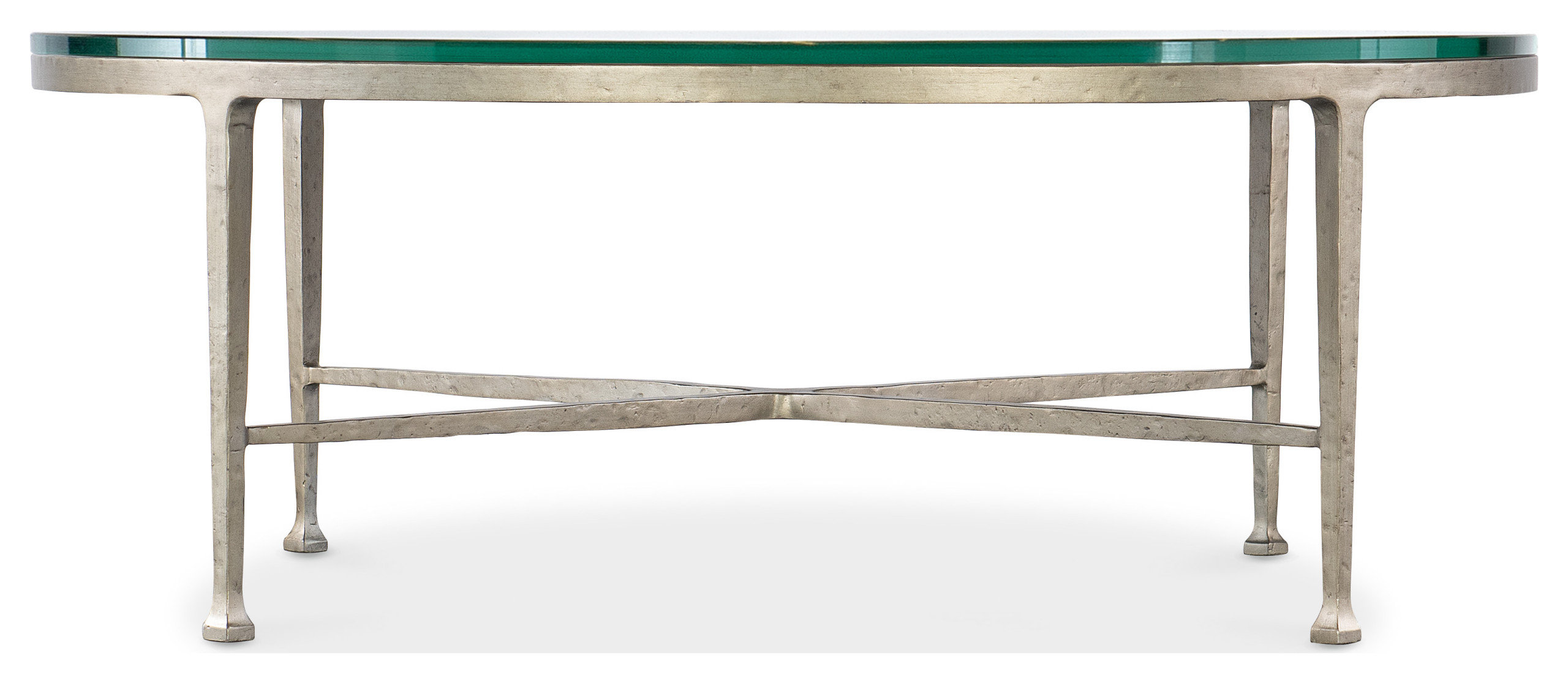 Cora Glass Top Round Coffee Table - Contemporary - Coffee Tables - by ...
