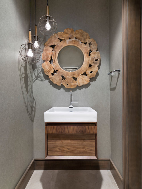 Top 20 Contemporary Powder Room Ideas & Designs | Houzz