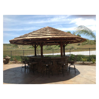 African Cape Reed Thatch - Patio - San Diego - by Backyard X-Scapes Inc ...