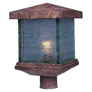 Triumph VX 1-Light Outdoor Post Lantern - Rustic - Post Lights - by ...