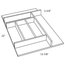 Century Components Trimmable Silverware Tray Insert - Contemporary ...