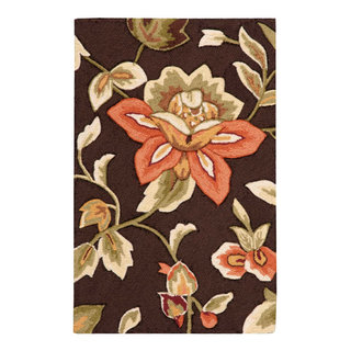 Nourison Fantasy Fa11 Chocolate Area Rug, Rectangular 1'9" x 2'9 ...