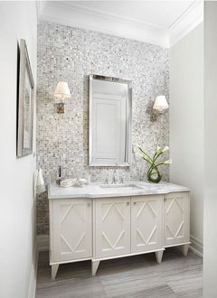 Powder room tile/backsplash ideas