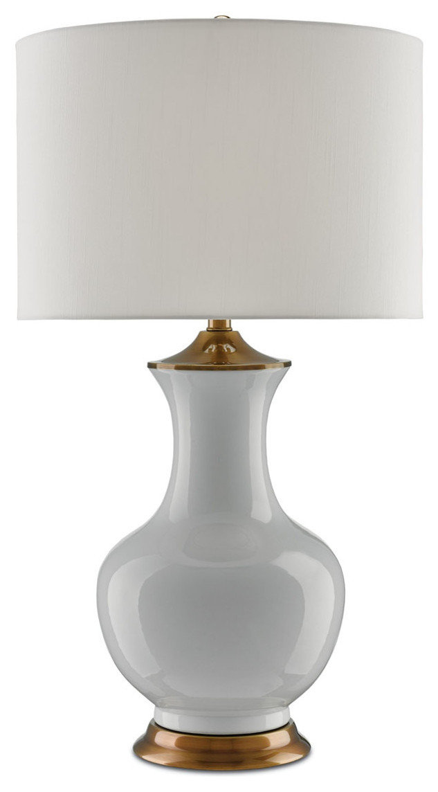 Lilou Table Lamp, White - Transitional - Table Lamps - by The ...