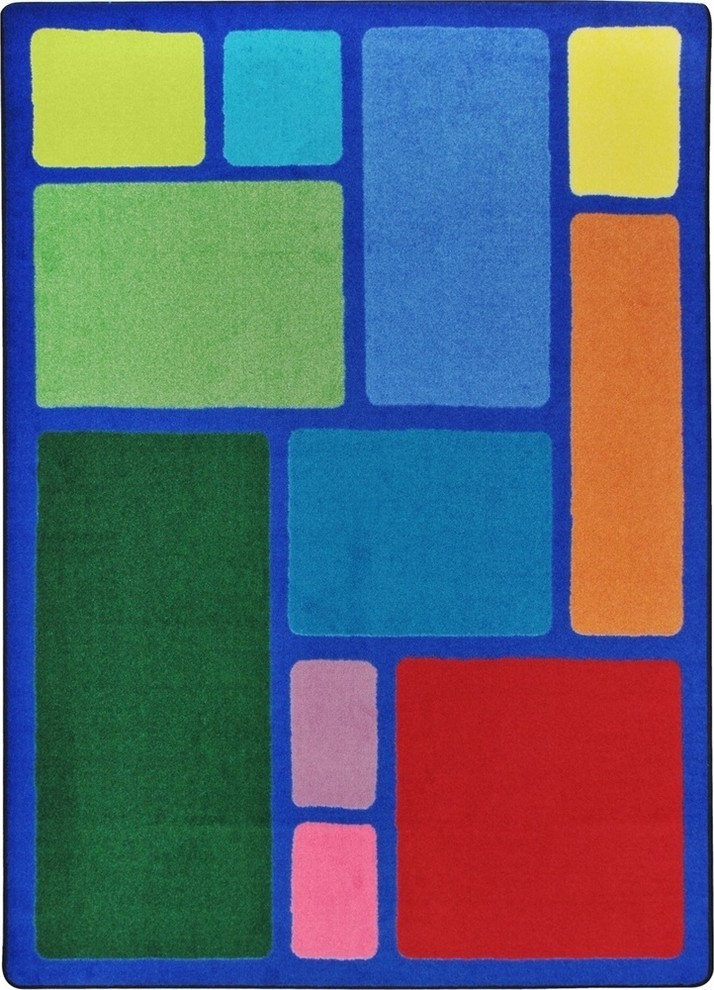 Kid Essentials, Early Childhood Our Block Rug, 10'9"X13'2", 10'9"x13'2 ...