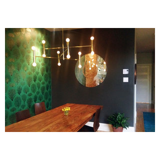 Dining room and kitchen design in Le Plateau, Montreal - Eclectic ...