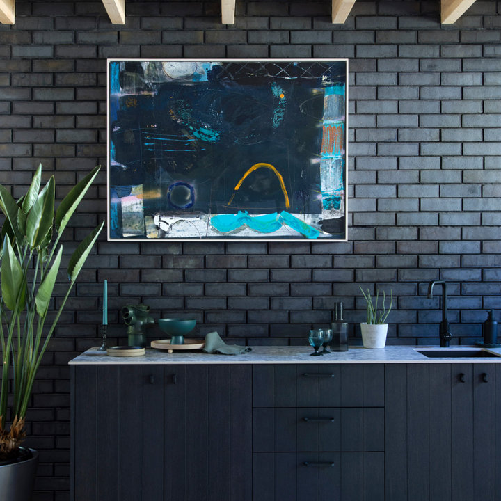 75 Beautiful Kitchen with Terrazzo Benchtops and Grey Benchtop Ideas ...