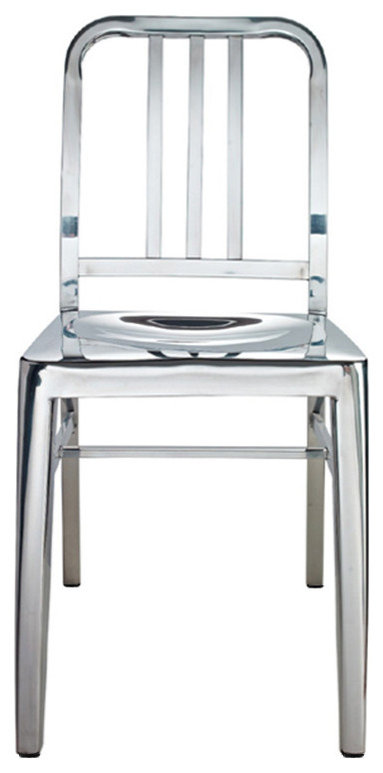 Navy Chair - Industrial - Dining Chairs - by HomeCraftDecor | Houzz