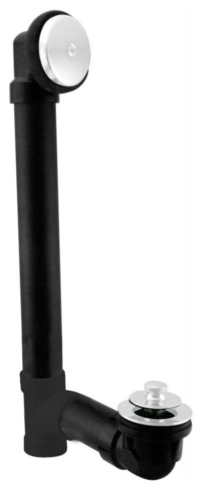 Pull & Drain 40 ABS Bath Waste With One-Hole Top Elbow In Powder Coated ...