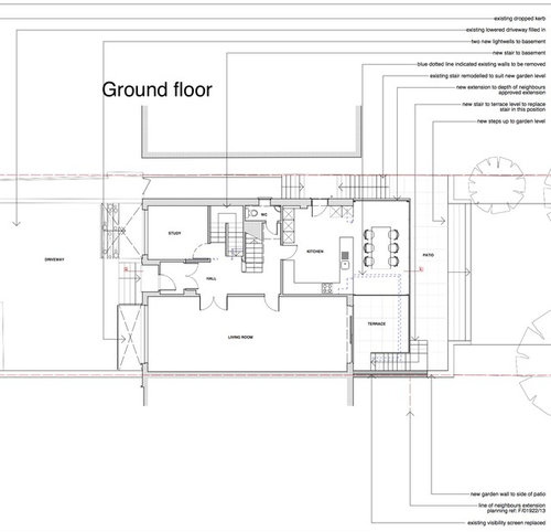 Need help with layout of ground floor and basement | Houzz UK