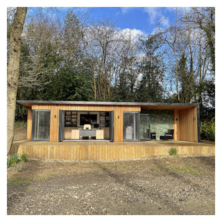 Unique garden office by the pond - Modern - Shed - Sussex - by A Room ...