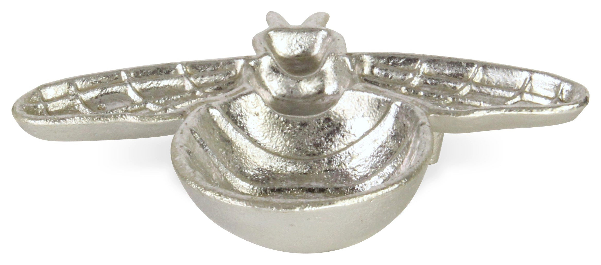 Roven Cast Iron Bumble Bee Dish - Silver - Contemporary - Serving Trays ...