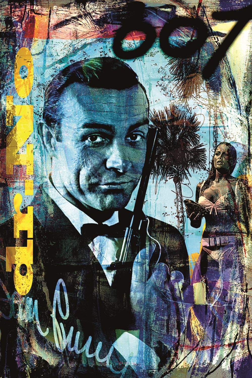 Multicolored Graphic Photography Art | Andrew Martin James Bond, Medium ...