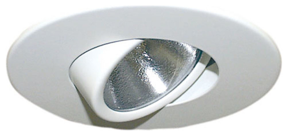 4" Adjustable Gimbal Ring, White - Transitional - Recessed Trims - by ...