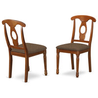 Napoleon Styled Kitchen Chair With Fabric Seat Set of 2 - Traditional ...