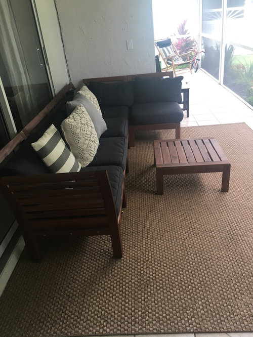 Why is my lanai so unfunctional and uninviting!? Help!