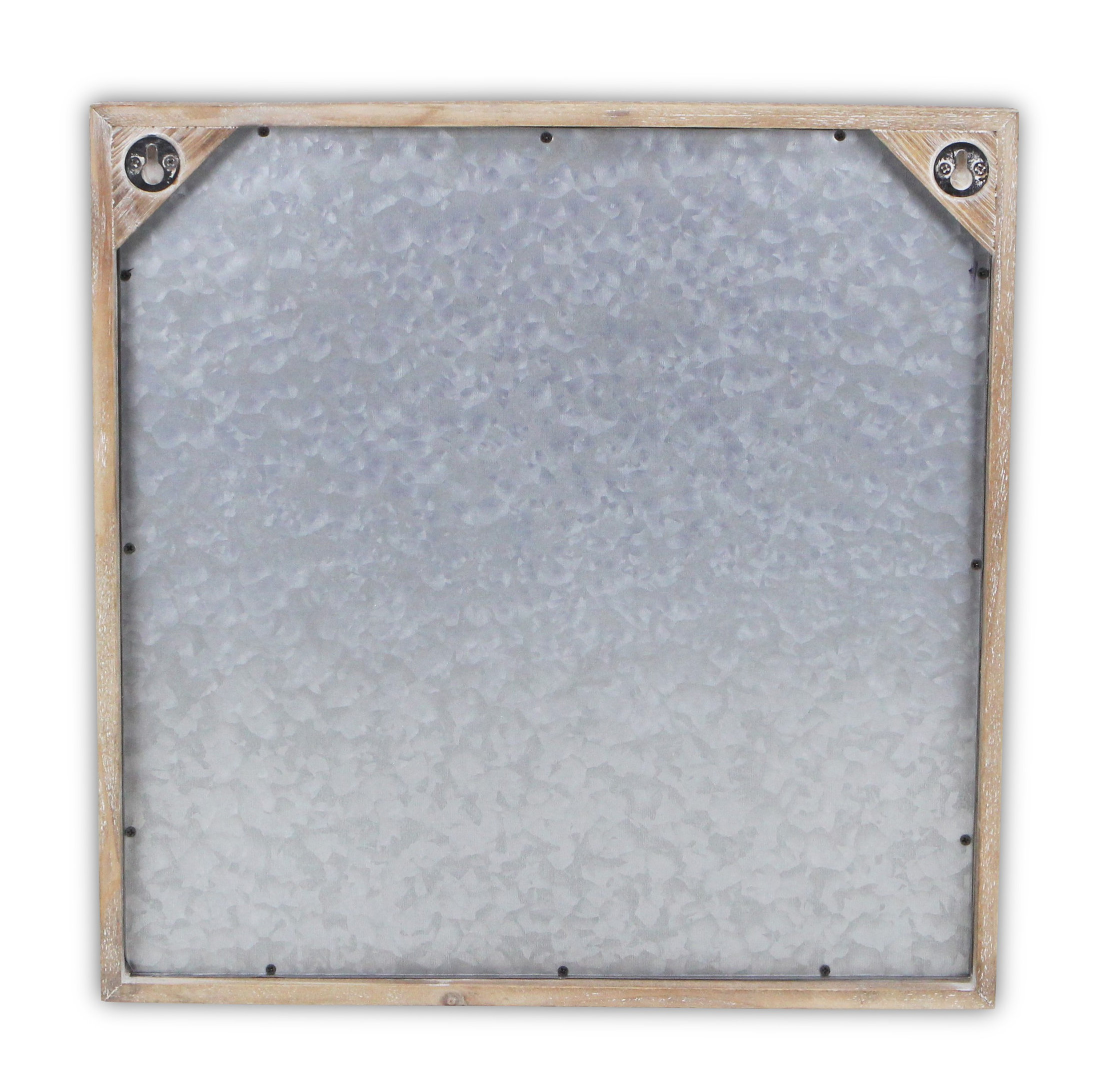 Cowa Painted Compass on Galvanized Backdrop Wall Decor - Beach Style ...