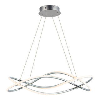 Coaster LED Pendant - Modern - Chandeliers - by Buildcom | Houzz