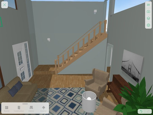 sconce placement on staircase