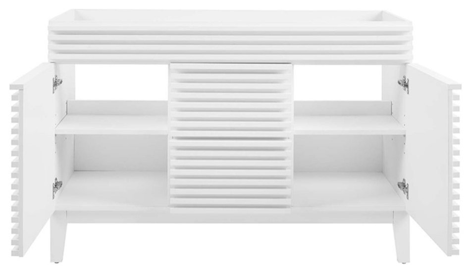 Modway Render 47" MDF and Particleboard Bathroom Vanity Cabinet in ...