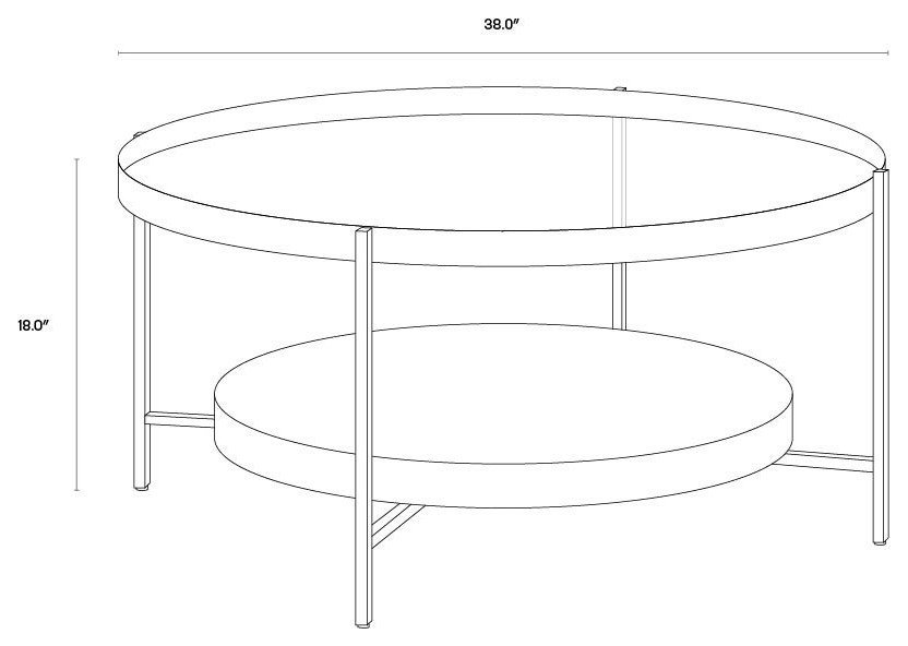 Gia Coffee Table - Contemporary - Coffee Tables - by Sunpan Modern Home ...
