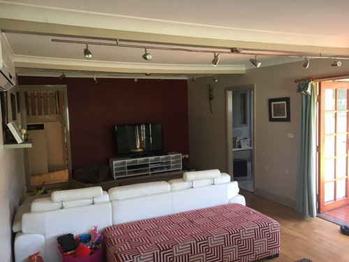 Lounge room layout | Houzz AU