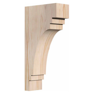 Pescadero Corbel, 8"Dx16"H - Transitional - Corbels - by Ekena Millwork ...