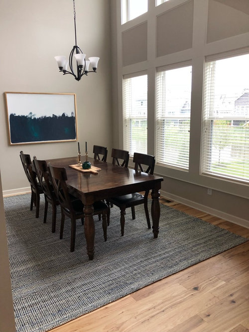 Dining room millwork / curtains
