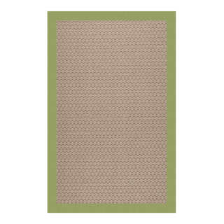 Zoe-Grassy Mountain Machine Tufted Rectangle Rug, Green, 3'x5 ...