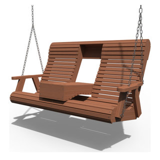 Pressure Treated Pine Rollback Swing, 5 Foot With Console ...