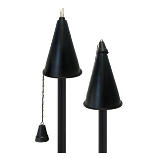 Small Hawaiian Cone Tiki Style Torch With Pole and Snuffer ...