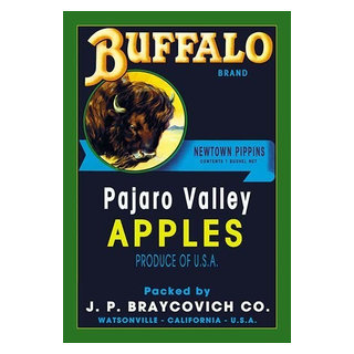 Buffalo Brand Apples, 20" x 30" - Traditional - Prints And Posters - by ...