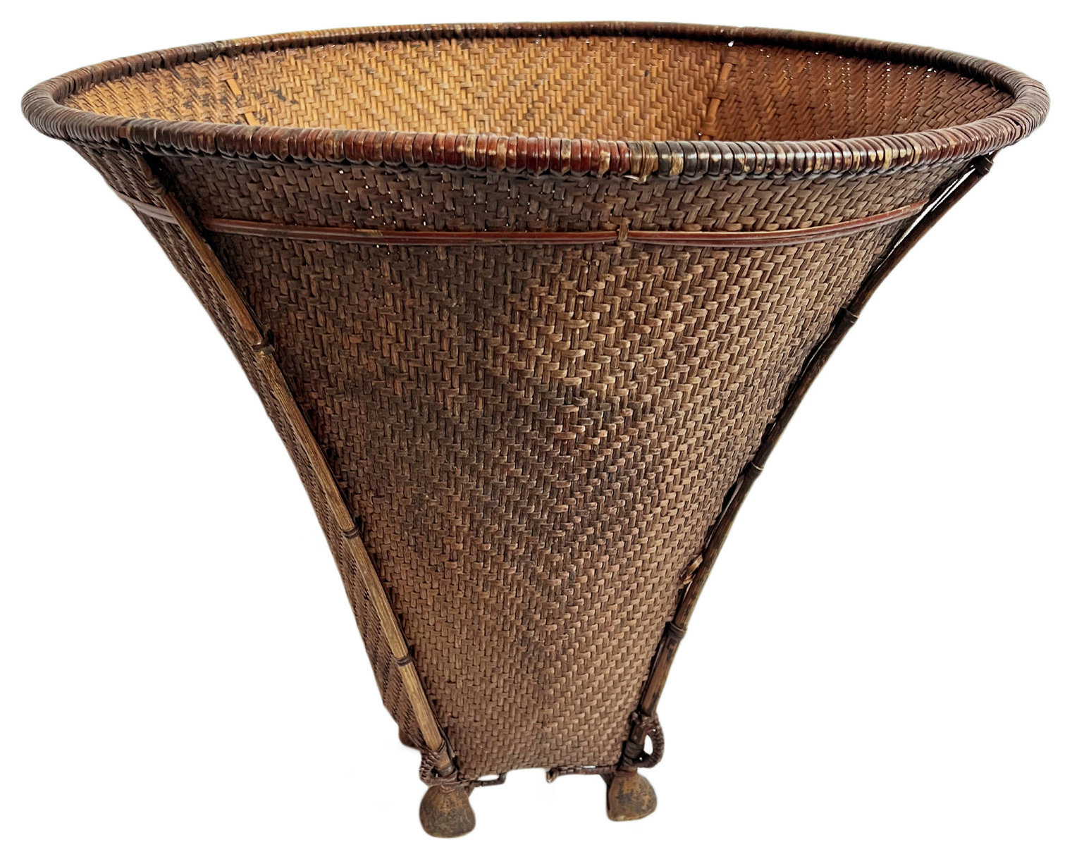 Consigned Old Nepal Village Basket 1 - Tropical - Baskets - by Design ...