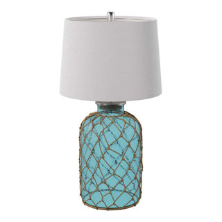 Nautical Net Table Lamp - Beach Style - Table Lamps - by StyleCraft | Houzz