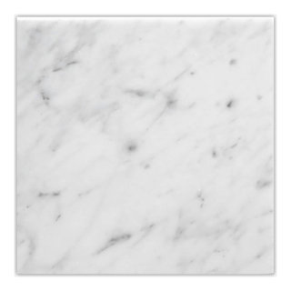 White Carrara Honed 6x6 Marble Tile, 6x6 - Traditional - Wall And Floor ...